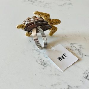 Pier 1 | Dining | Pier Turtle Beaded Shell Napkin Rings Set Of 4 | Poshmark